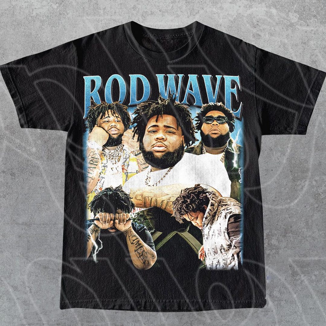 Limited Rod Wave Vintage T-shirt, Gift for Women and Man Unisex T-shirt ...