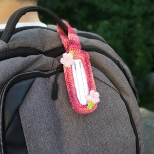Crochet Luggage Tags, Travel Accessories, Name Tape, Baggage Tag, Kids ...