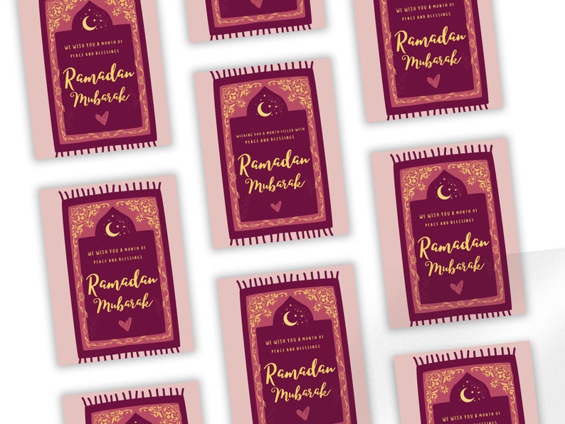 Ramadan Mubarak Cards Ramadan Greeting Cards Islamic Greeting Card Cute ...