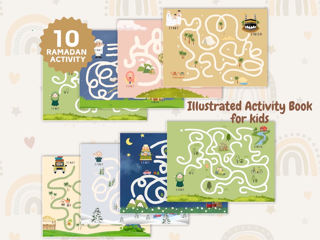 Ramadan Activity Book Printable Eid Activity Book Ramadan Printable ...