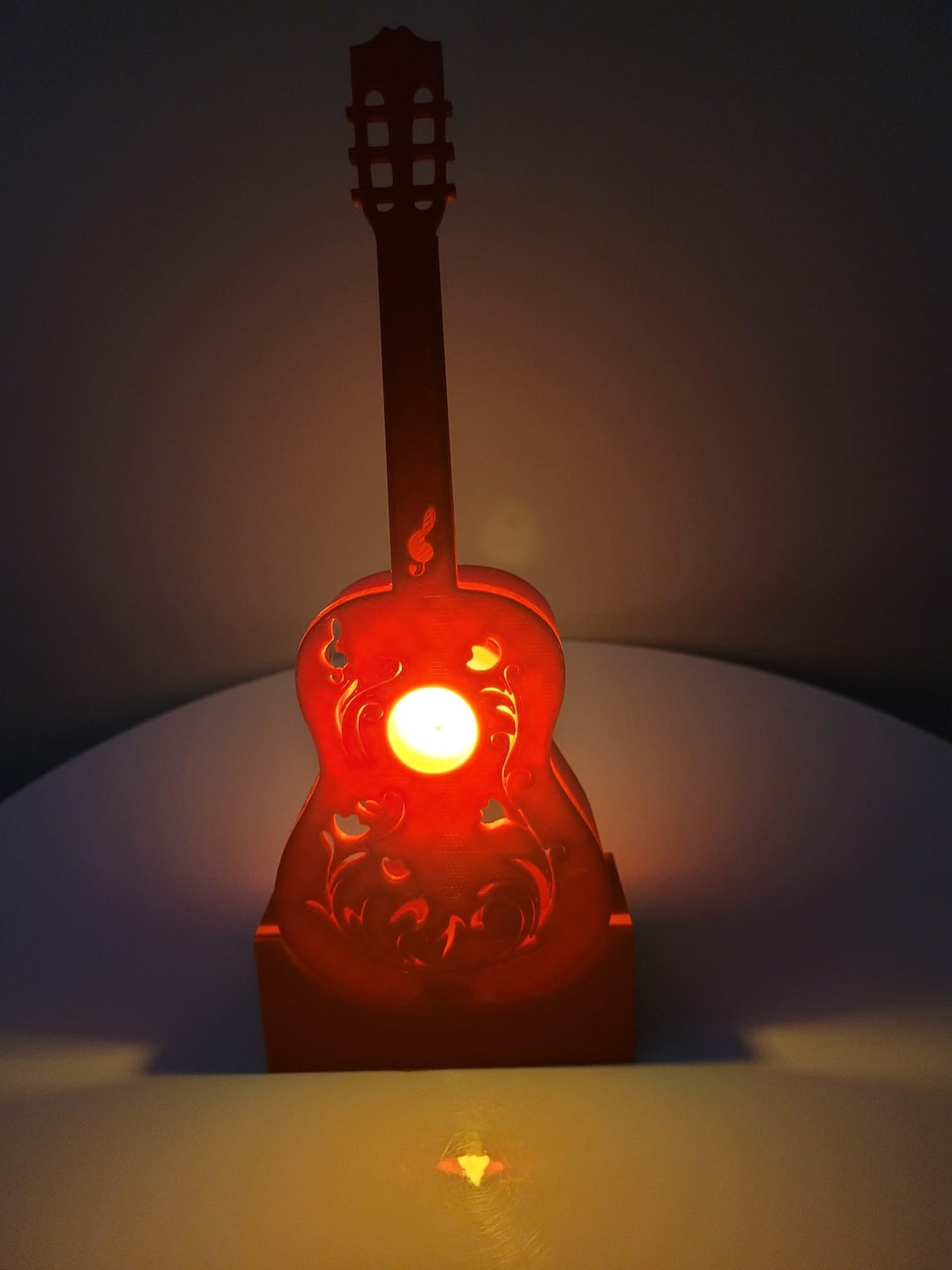 Guitar Candle Holder - Etsy