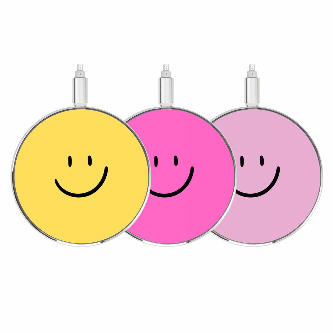 Smile Mobile Charger 15W Wireless Charging Happy Pad - Qi Compatible ...