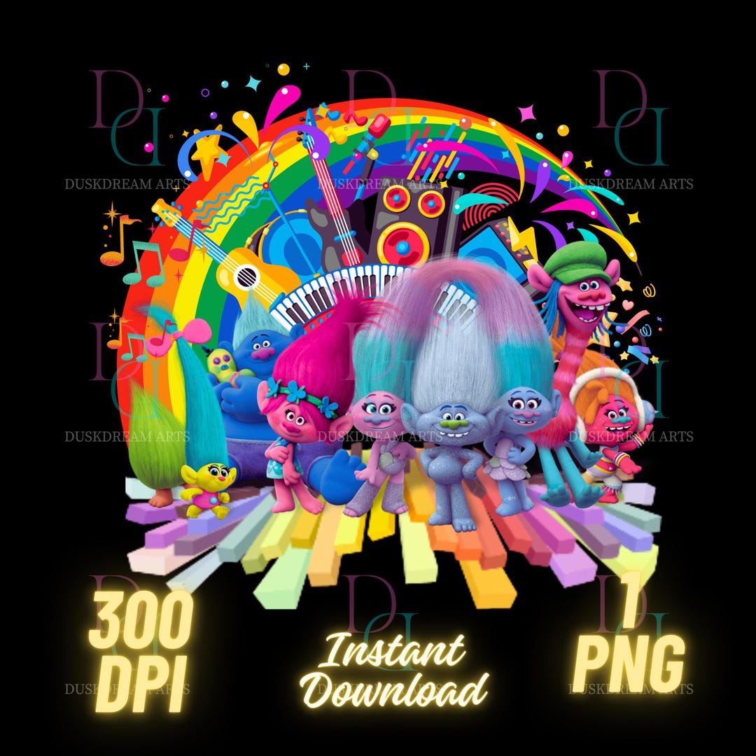 Trolls Movie PNG, Queen Poppy Png, Transparent Image, Printable Branch ...