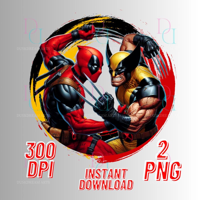 Deadpool and Wolverine Cake Topper - Etsy