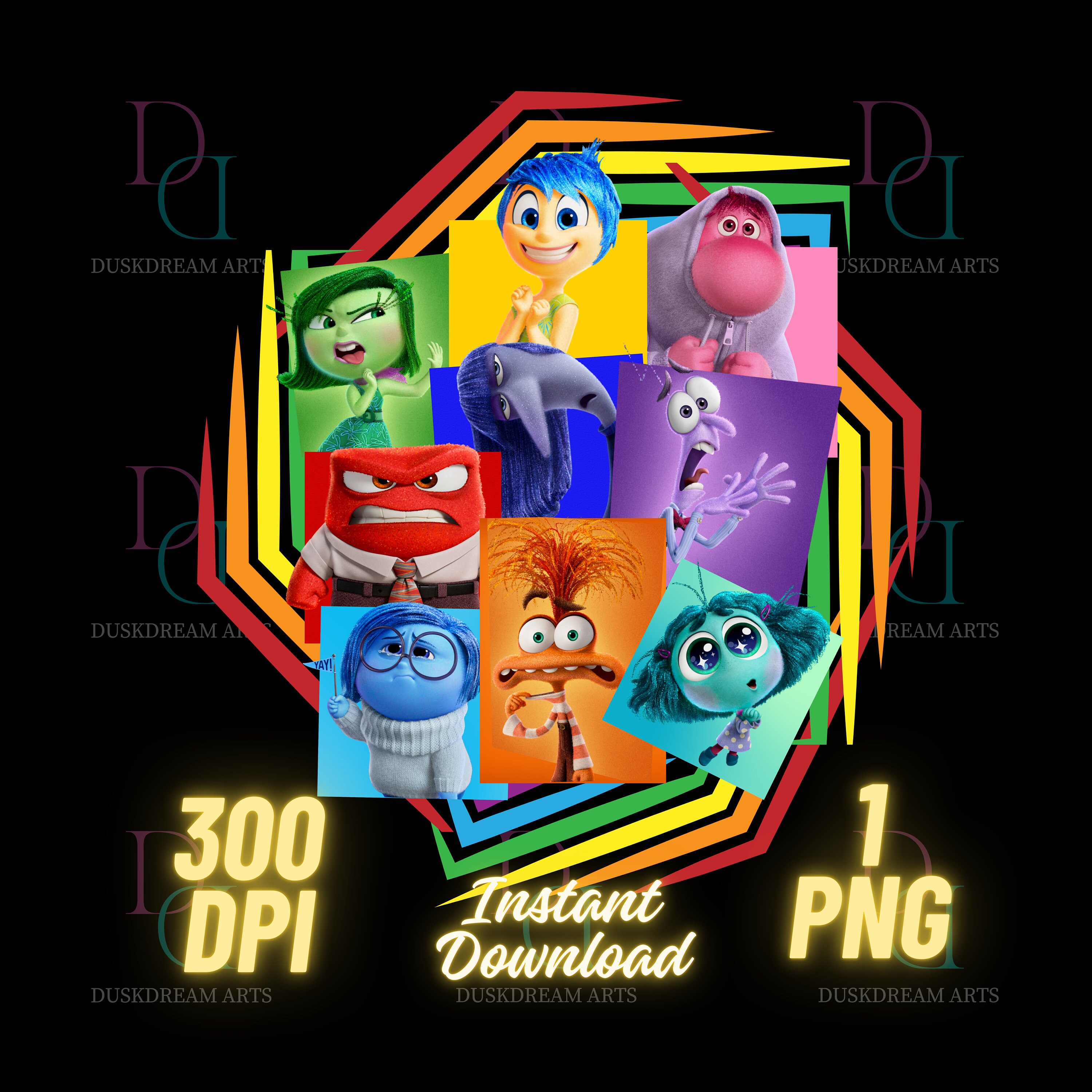 Inside Out 2 Png, Inside Out Shirt, High Quality Cricut Sticker Instant ...
