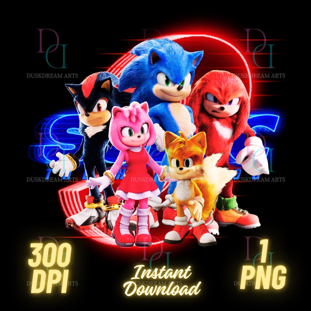Sonic the Hedgehog 3 Png,sonic 3 Png,sonic 3 Movie Shirt,sonic ...