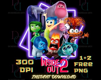 Inside Out 2 Png, Inside Out Shirt, High Quality Cricut Sticker Instant ...