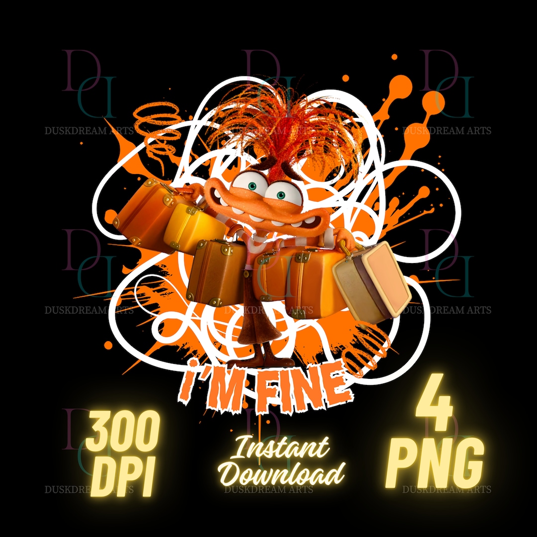 Anxiety Png, Anxiety Svg, Inside Out 2 Png, Sublimation, Anxiety Shirt ...