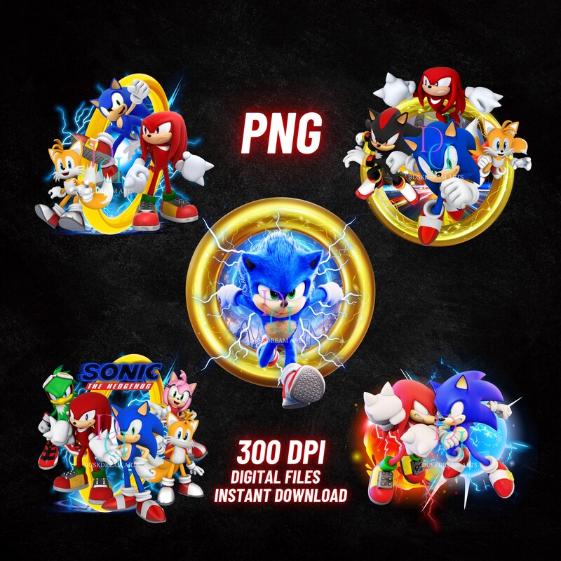 Sonic Wall Decal - Etsy