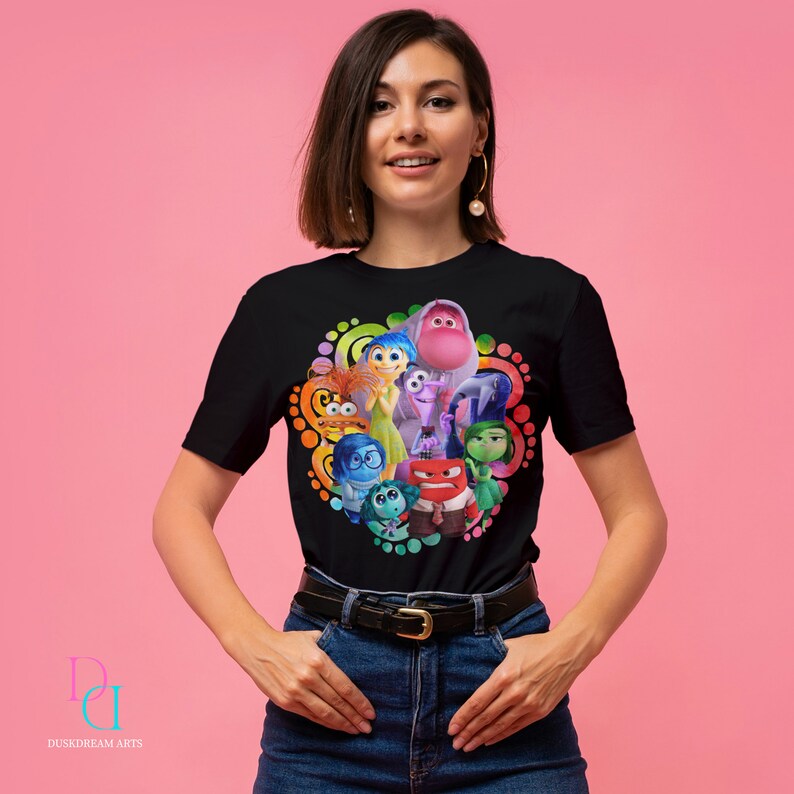 Inside Out 2 png, camisa de adentro hacia afuera, pegatina Cricut de ...