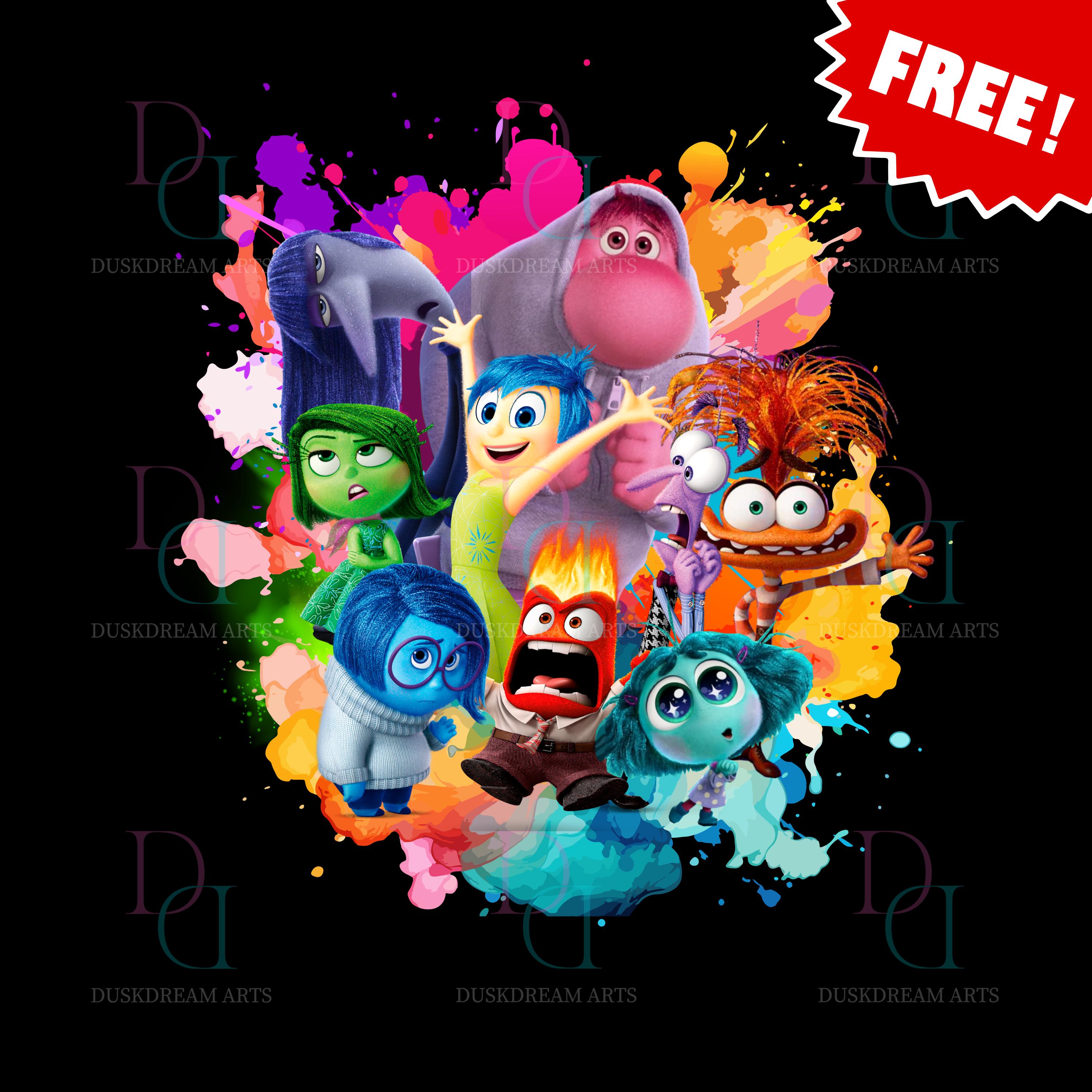 Inside Out 2 Png, Inside Out Shirt, High Quality Cricut Sticker Instant ...