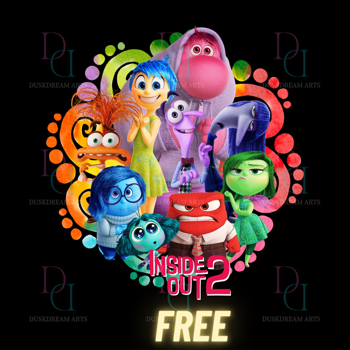 Inside Out 2 Png, Inside Out Shirt, High Quality Cricut Sticker Instant ...