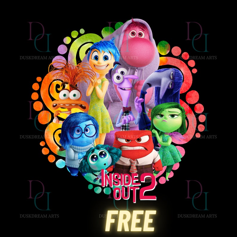 Inside Out 2 Png, Inside Out Shirt, High Quality Cricut Sticker Instant ...