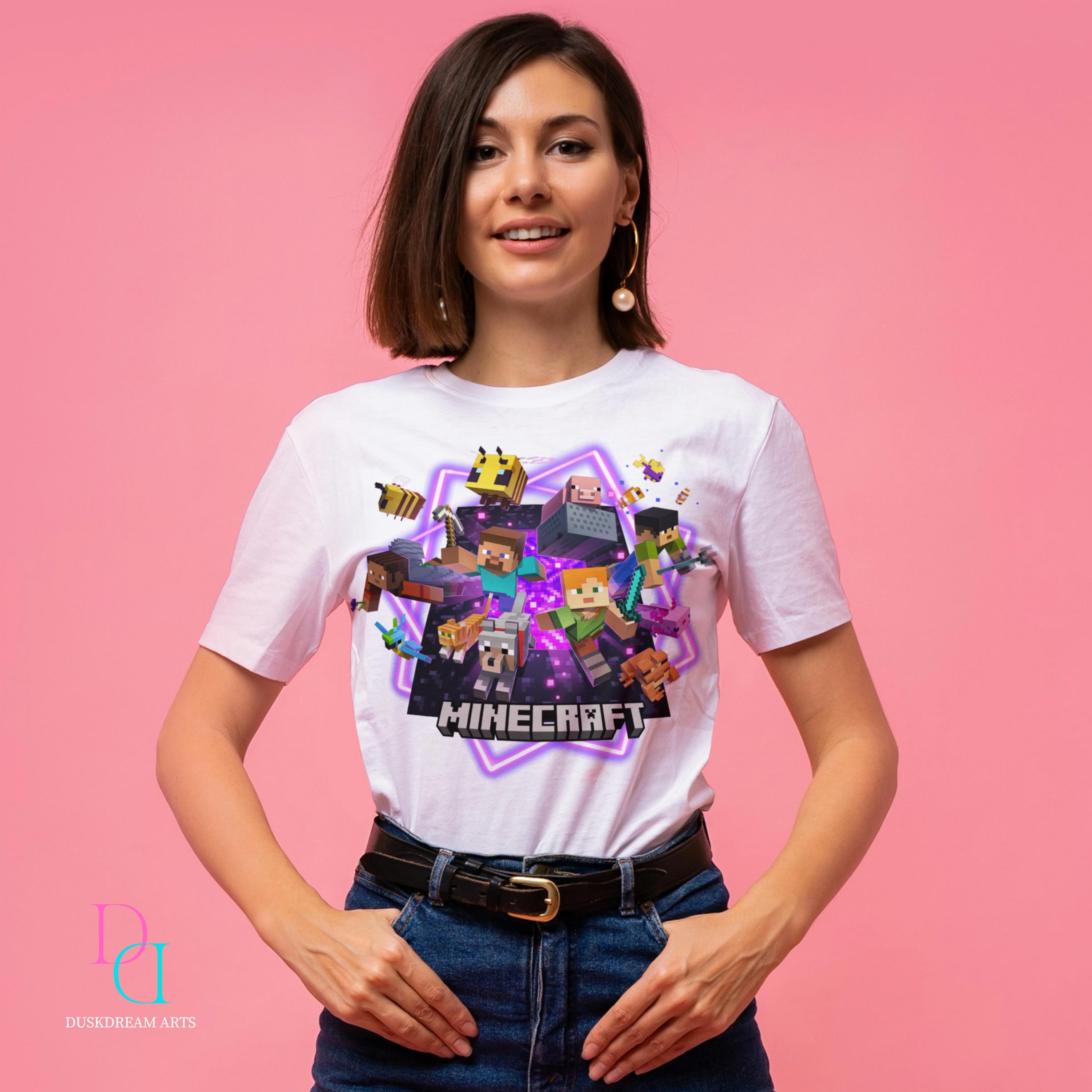Minecraft Shirt PNG, Minecraft Clipart Png, Minecraft PNG, Tumbler ...
