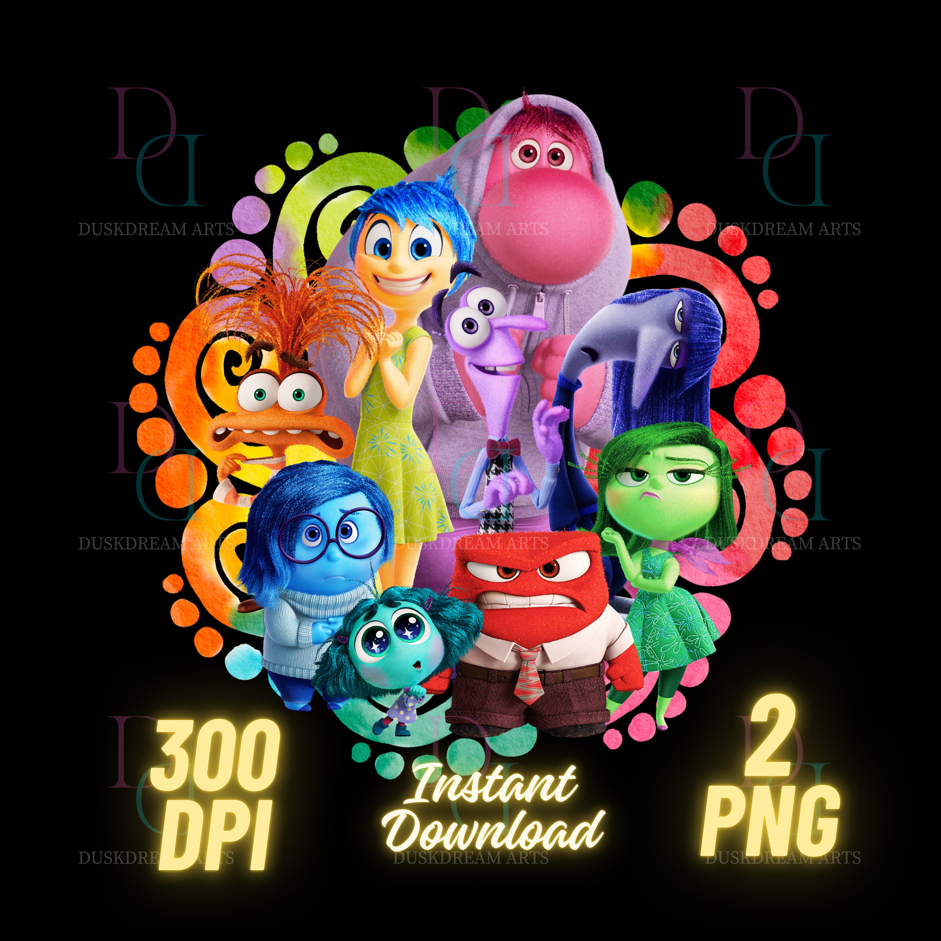 Inside Out 2 Png, Inside Out Shirt, High Quality Cricut Sticker Instant ...