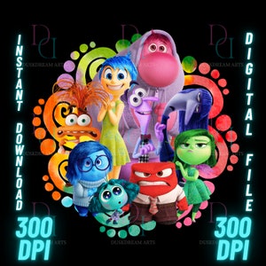 Inside Out 2 Png Bundle, Inside Out 2 Png, High Quality, Instant ...