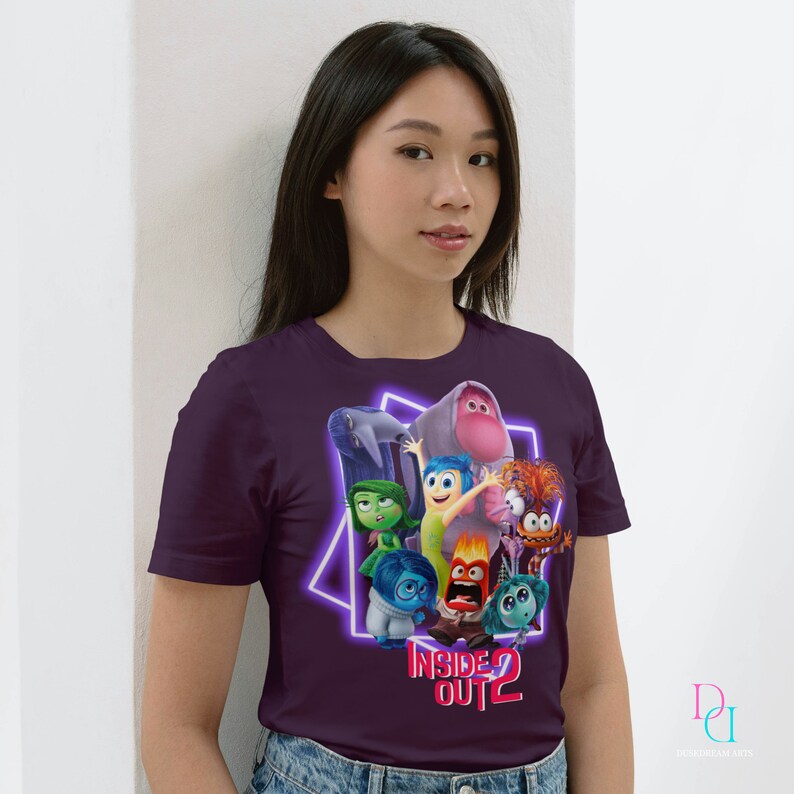 Inside Out 2 png, camisa do avesso, adesivo Cricut de alta qualidade ...