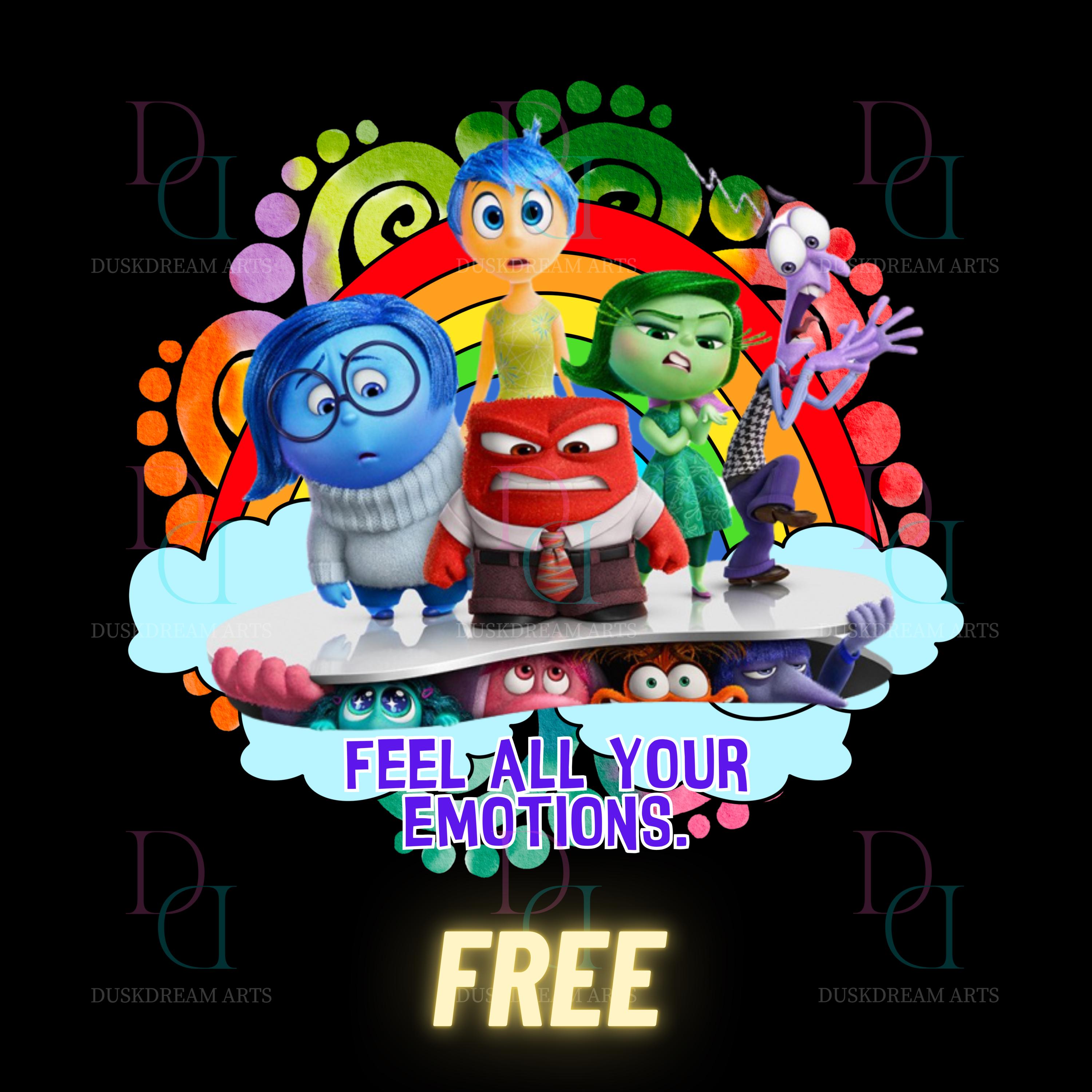 Inside Out 2 Png, Inside Out Shirt, High Quality Cricut Sticker Instant ...