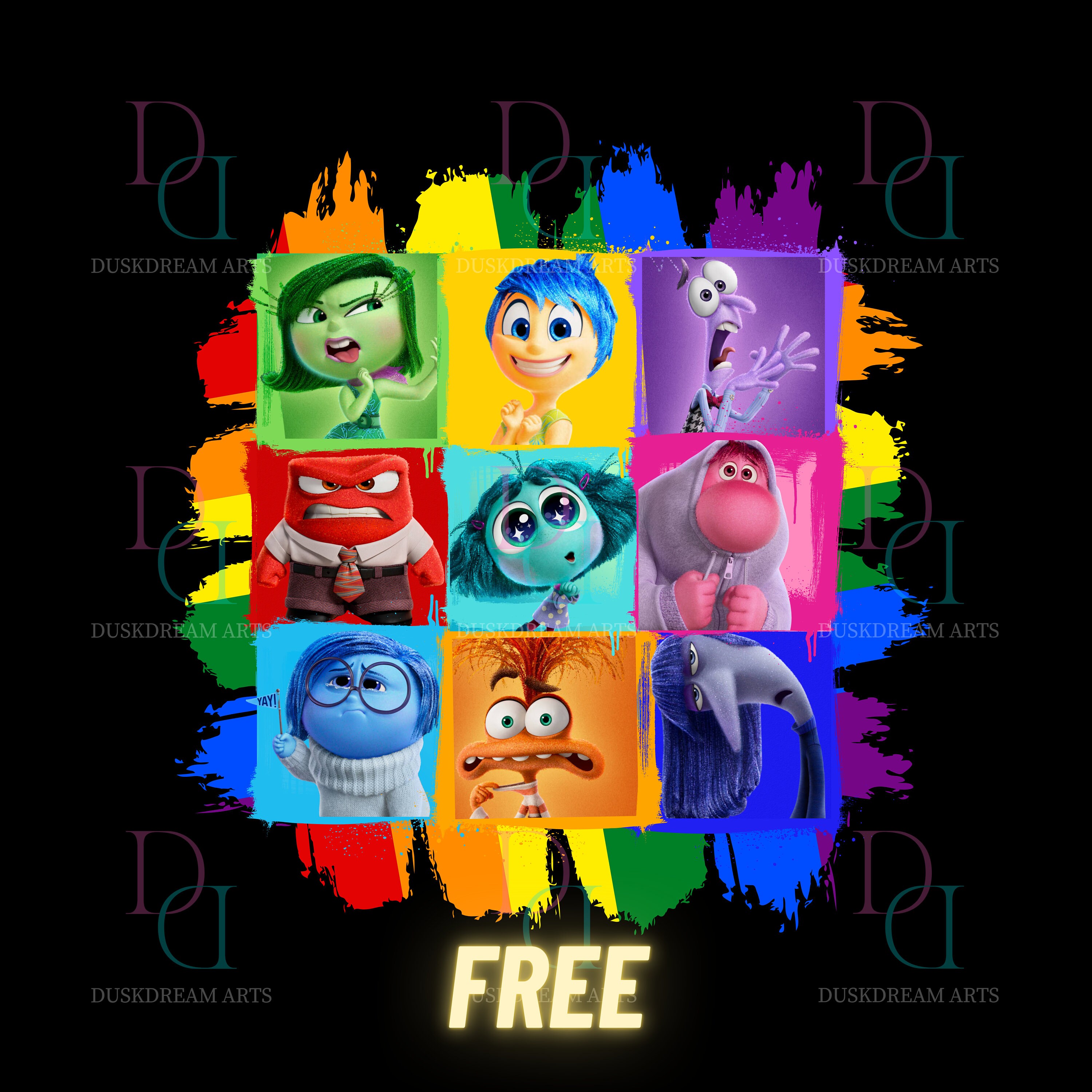 Inside Out 2 Png, Inside Out Shirt, High Quality Cricut Sticker Instant ...
