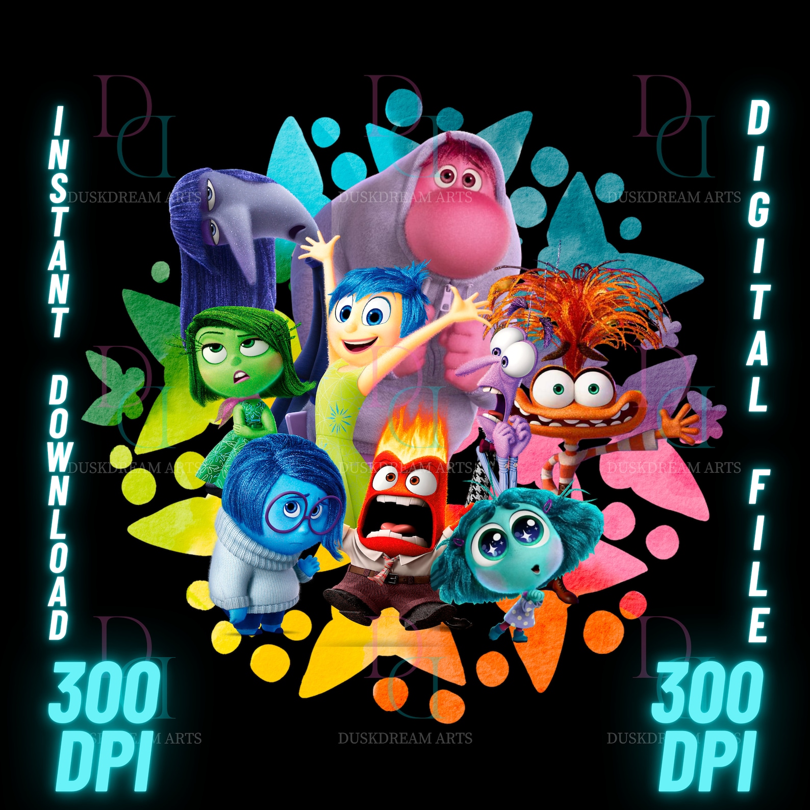 Inside Out 2 Png Bundle, Inside Out 2 Png, High Quality, Instant ...
