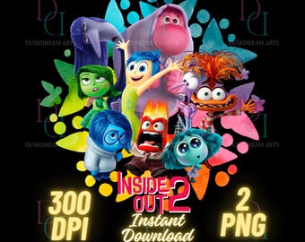 Inside Out 2 Png, Inside Out Shirt, High Quality Cricut Sticker Instant ...