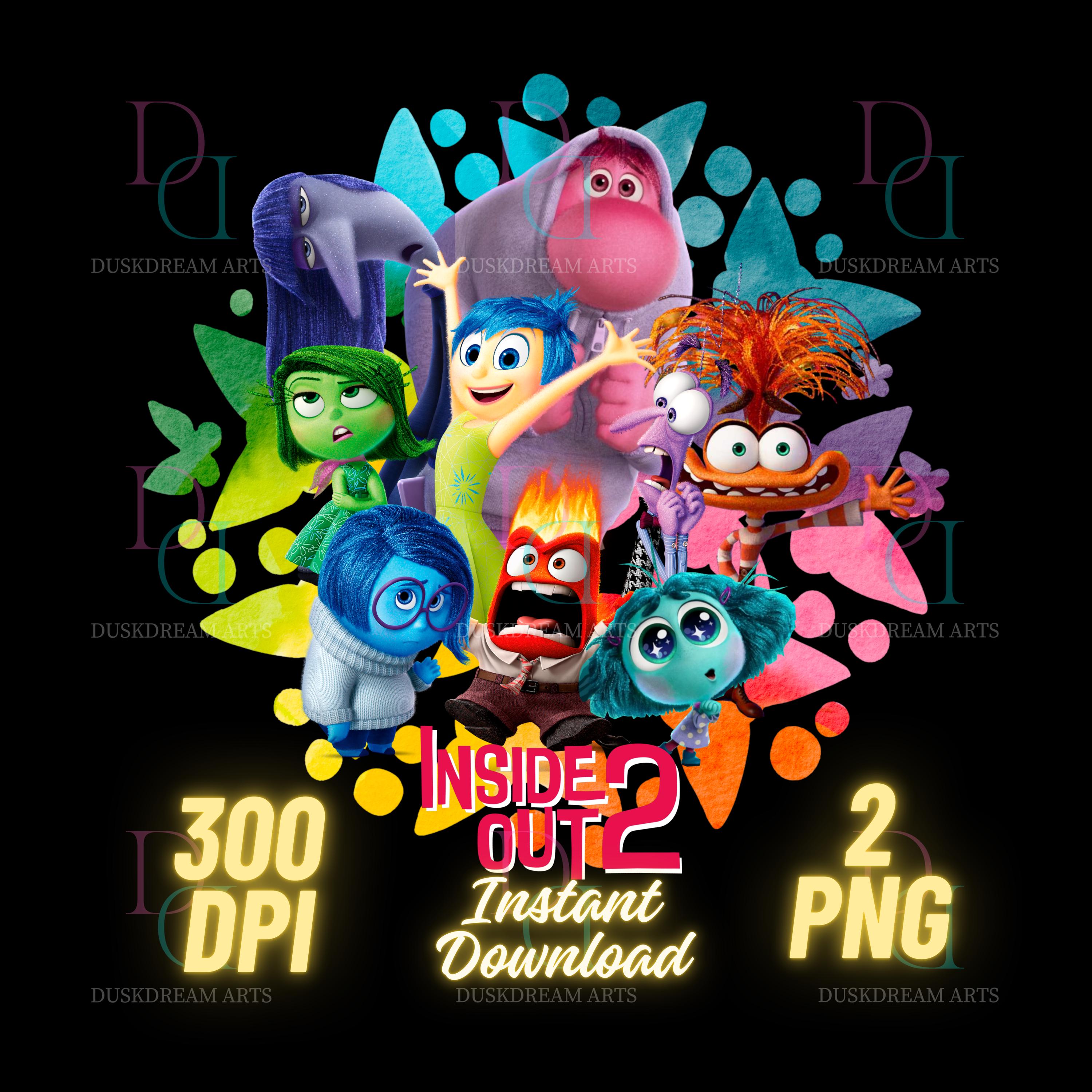 Inside Out 2 Png, Inside Out Shirt, High Quality Cricut Sticker Instant ...