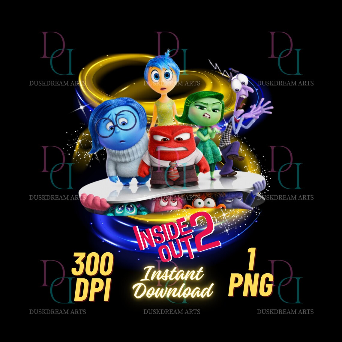 Inside Out 2 Png, Inside Out Shirt, High Quality Cricut Sticker Instant ...