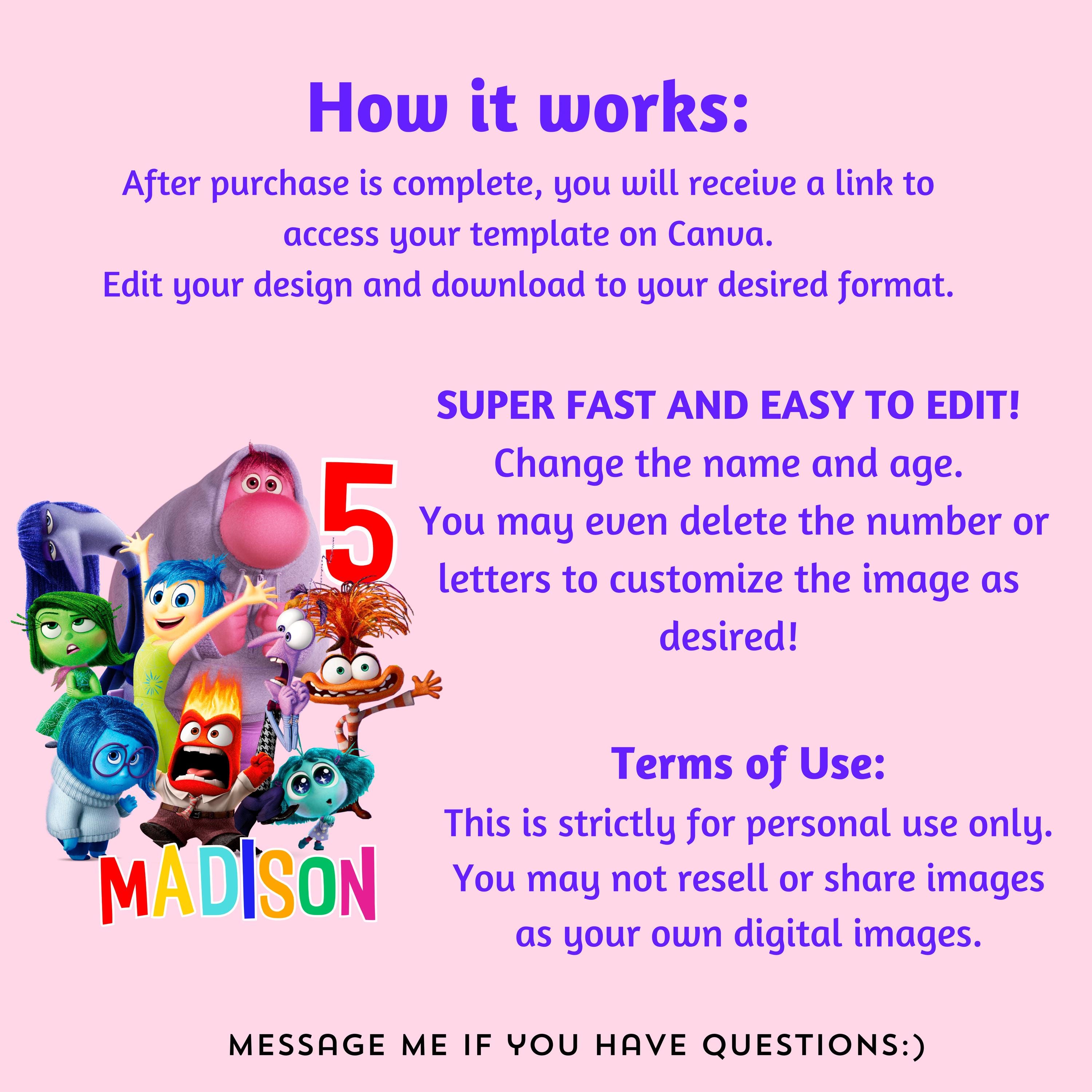 Editable Inside Out 2 Png, Inside Out 2 Png, Inside Out 2 Shirt ...