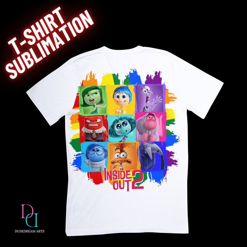 Inside Out 2 Png, Inside Out Shirt, High Quality Cricut Sticker Instant ...