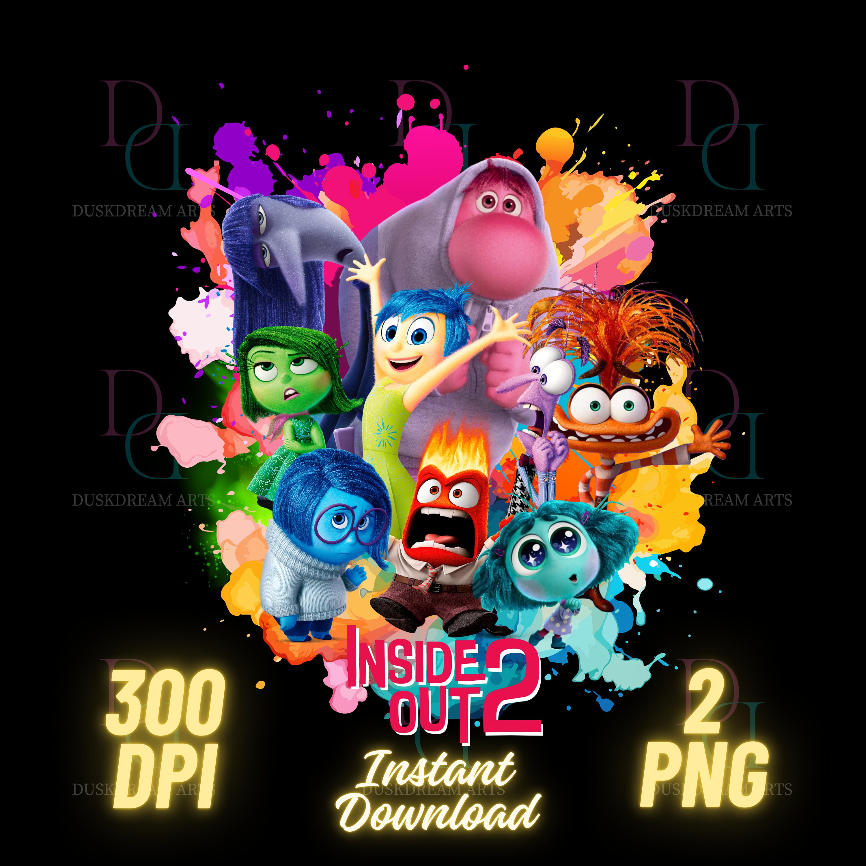 Inside Out 2 Png, Inside Out Shirt, High Quality Cricut Sticker Instant ...