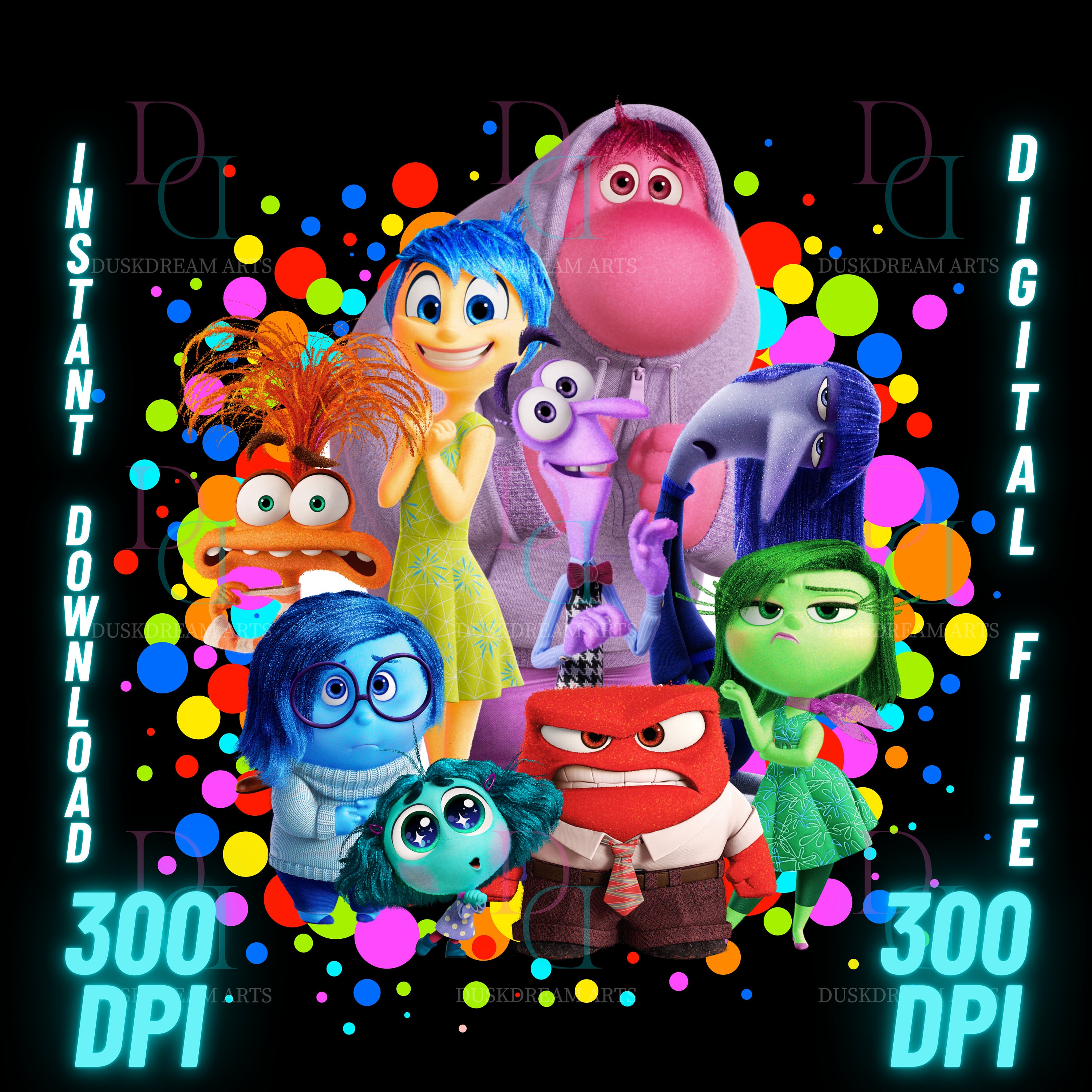Inside Out 2 Png Bundle, Inside Out 2 Png, High Quality, Instant ...