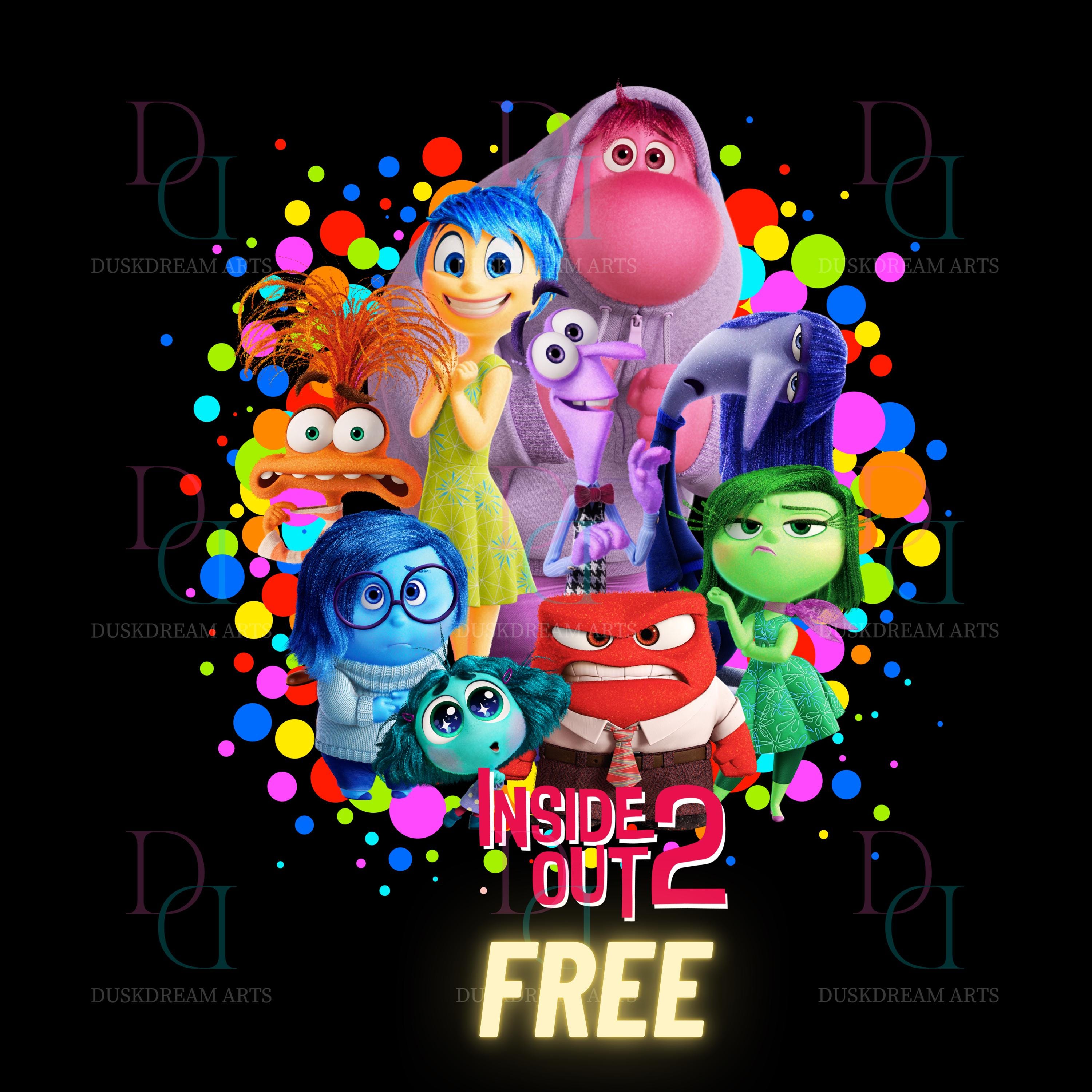 Inside Out 2 Png, Inside Out Shirt, High Quality Cricut Sticker Instant ...