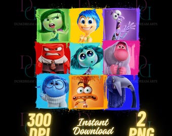 Inside Out 2 Png, Inside Out Shirt, High Quality Cricut Sticker Instant ...