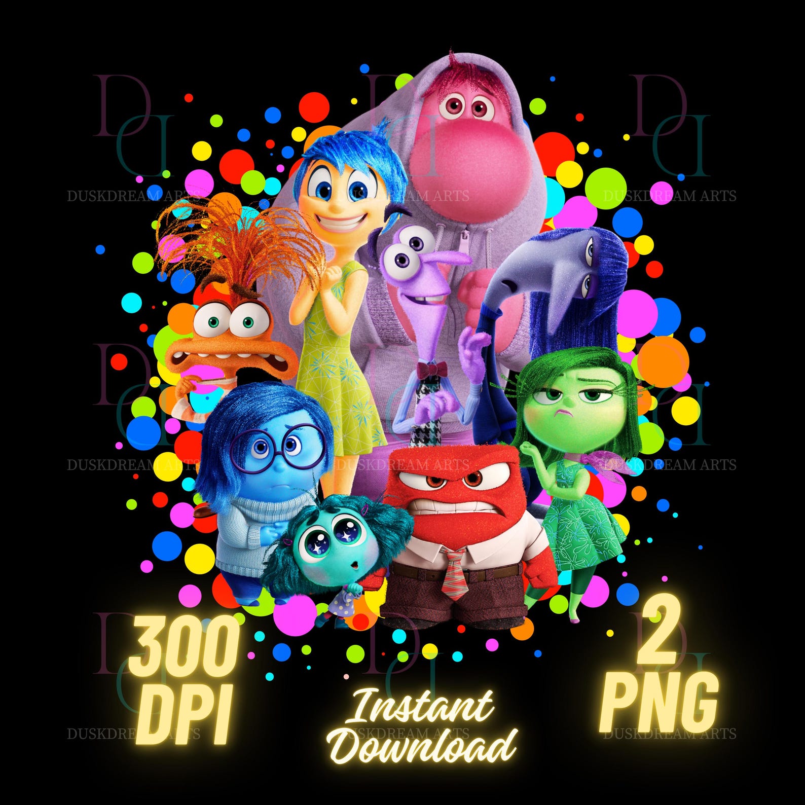 Inside Out 2 Png, Inside Out Shirt, High Quality Cricut Sticker Instant ...