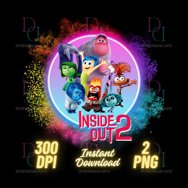 Inside Out 2 Png, Inside Out Shirt, High Quality Cricut Sticker Instant ...