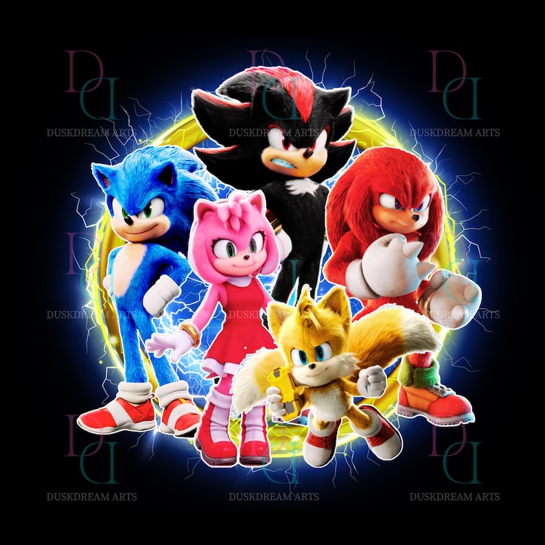 Sonic the Hedgehog 3 PNG Bundle, Sonic 3 PNG, Sonic 3 Shirt ...