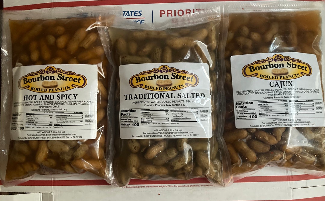 1 Lbs. Traditional Salted Boiled Peanuts, Flavors Like This You Will ...