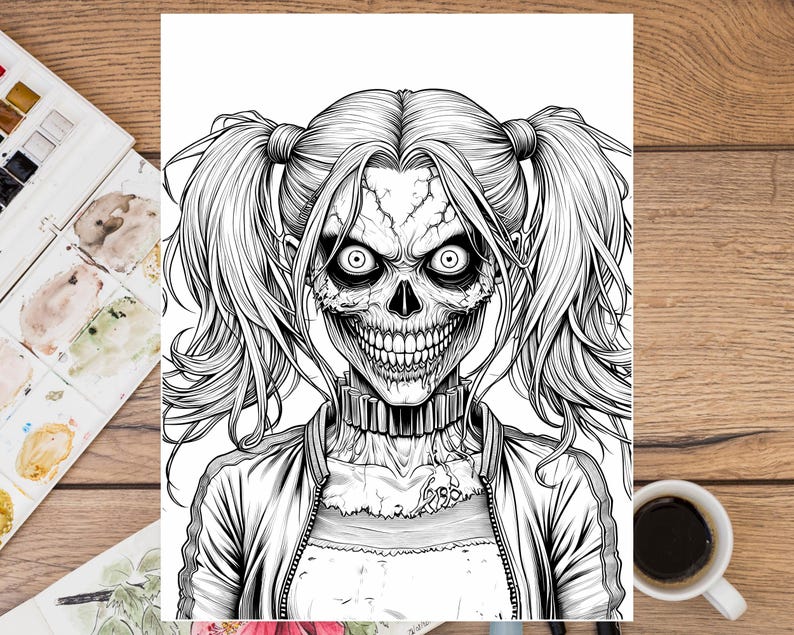 250 Creepy Superheroes Coloring Book BUNDLE, Comics Coloring, Superhero ...