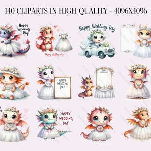 Baby Dragon Wedding Days Clipart PNG, Watercolor Clipart, Cute Baby ...