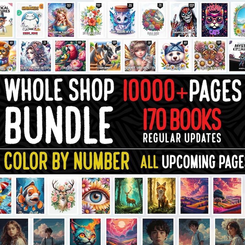 Coloring Book - Etsy