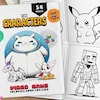 Gamer Coloring Page, Kids Coloring Page, Video Game Controllers, Doodle ...