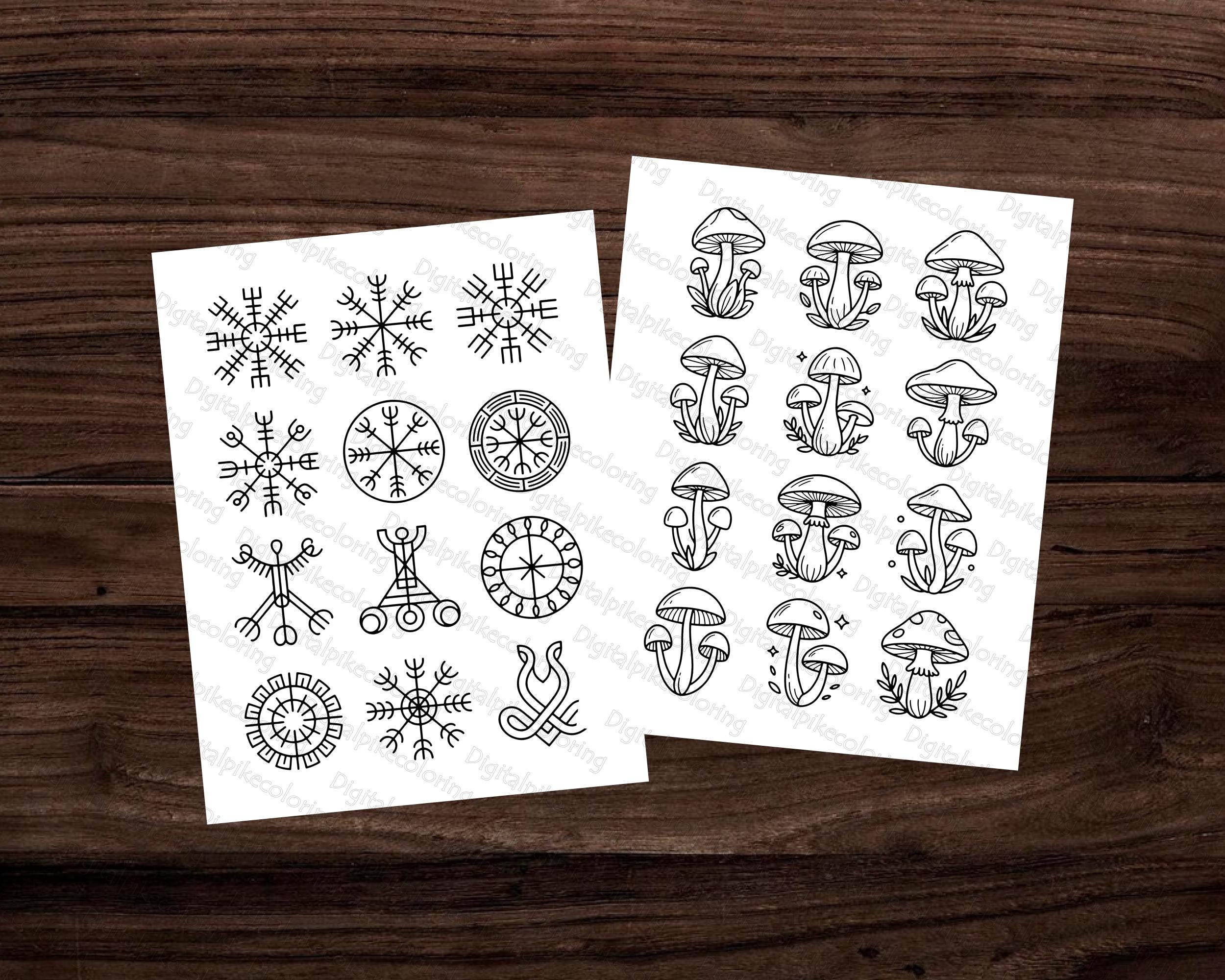 Geometric Line Art Coloring Pages PDF – Abstract Pattern Collection for ...