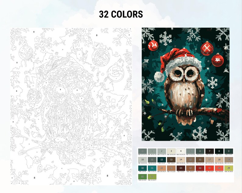 Color by Number, Digital Coloring Pages, Paint by Numbers, Procreate ...