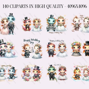 Baby Dragon Wedding Days Clipart PNG, Watercolor Clipart, Cute Baby ...