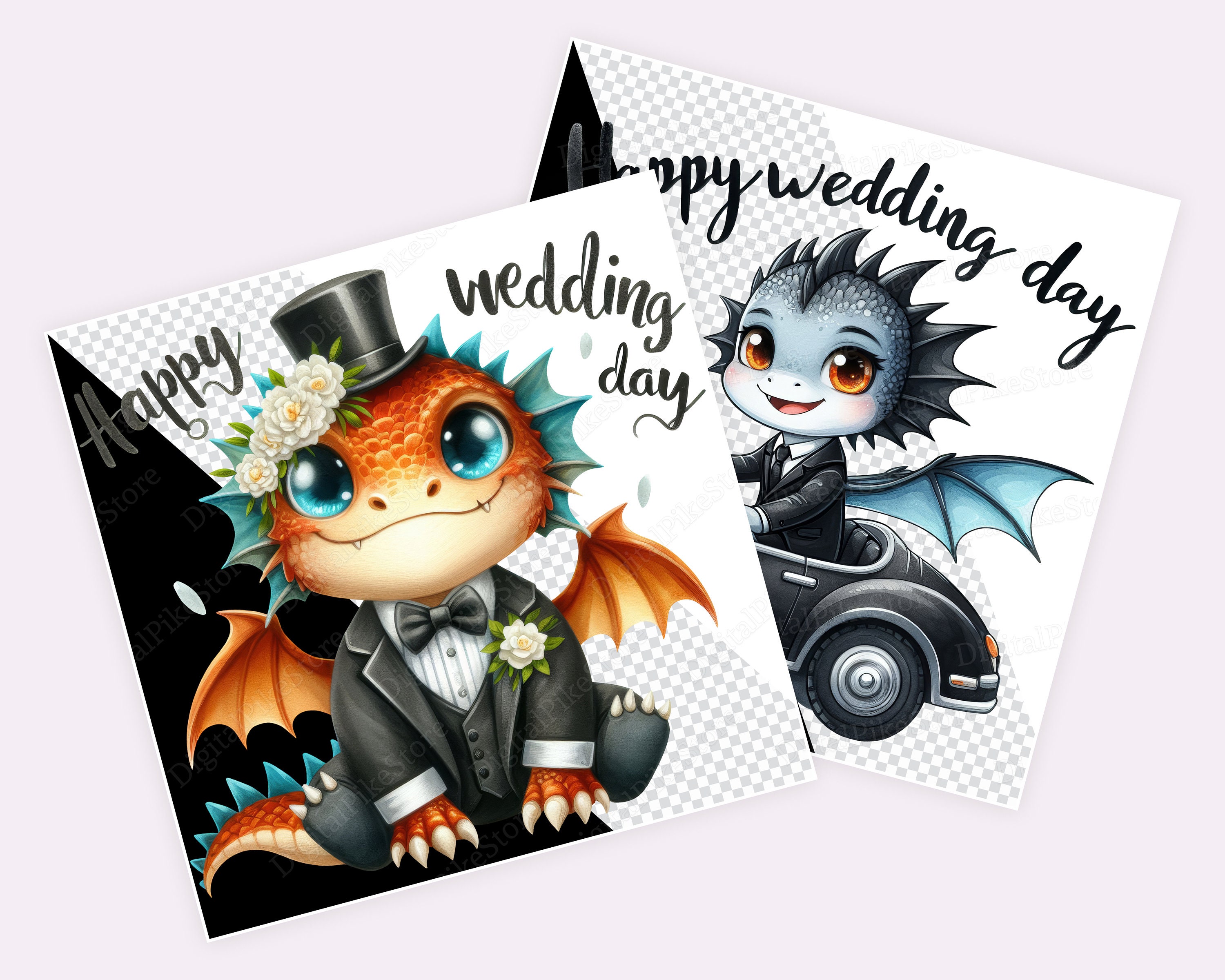 Baby Dragon Wedding Days Clipart PNG, Watercolor Clipart, Cute Baby ...