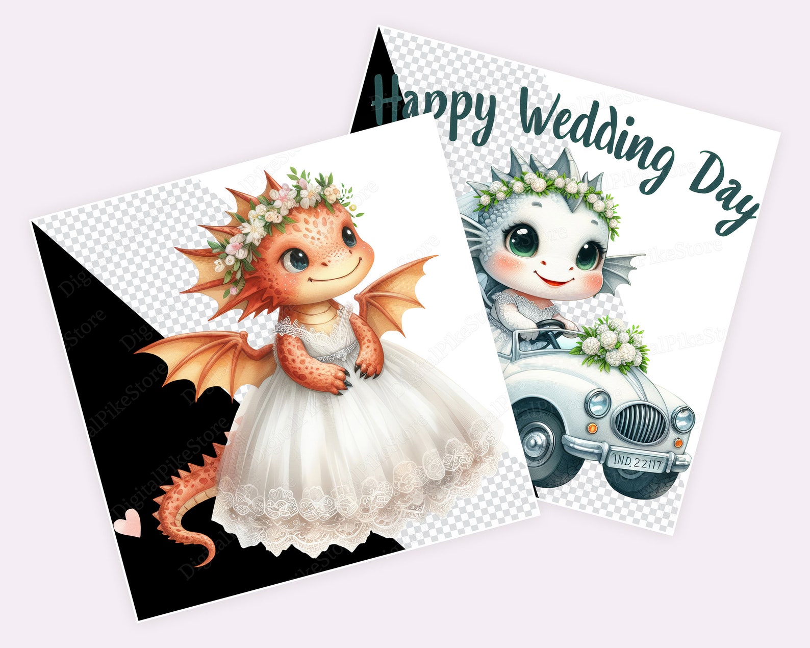 Baby Dragon Wedding Days Clipart PNG, Watercolor Clipart, Cute Baby ...