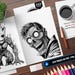 250 Creepy Superheroes Coloring Book BUNDLE, Comics Coloring, Superhero ...