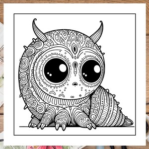 50 Cute Creeps Coloring, Coloring Sheets, Coloring Pages for Kids, Cute ...
