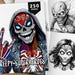 250 Creepy Superheroes Coloring Book BUNDLE, Comics Coloring, Superhero ...