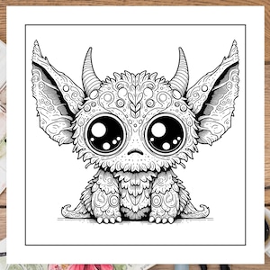 50 Cute Creeps Coloring, Coloring Sheets, Coloring Pages for Kids, Cute ...
